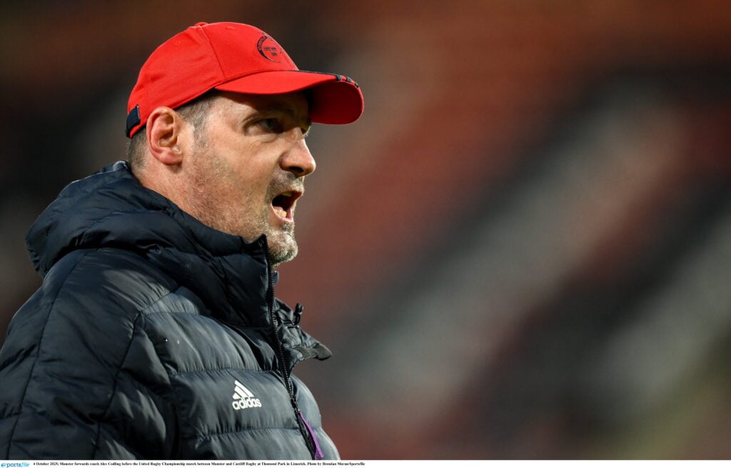 Munster confirm departure of forwards coach Alex Codling - wlrfm.com
